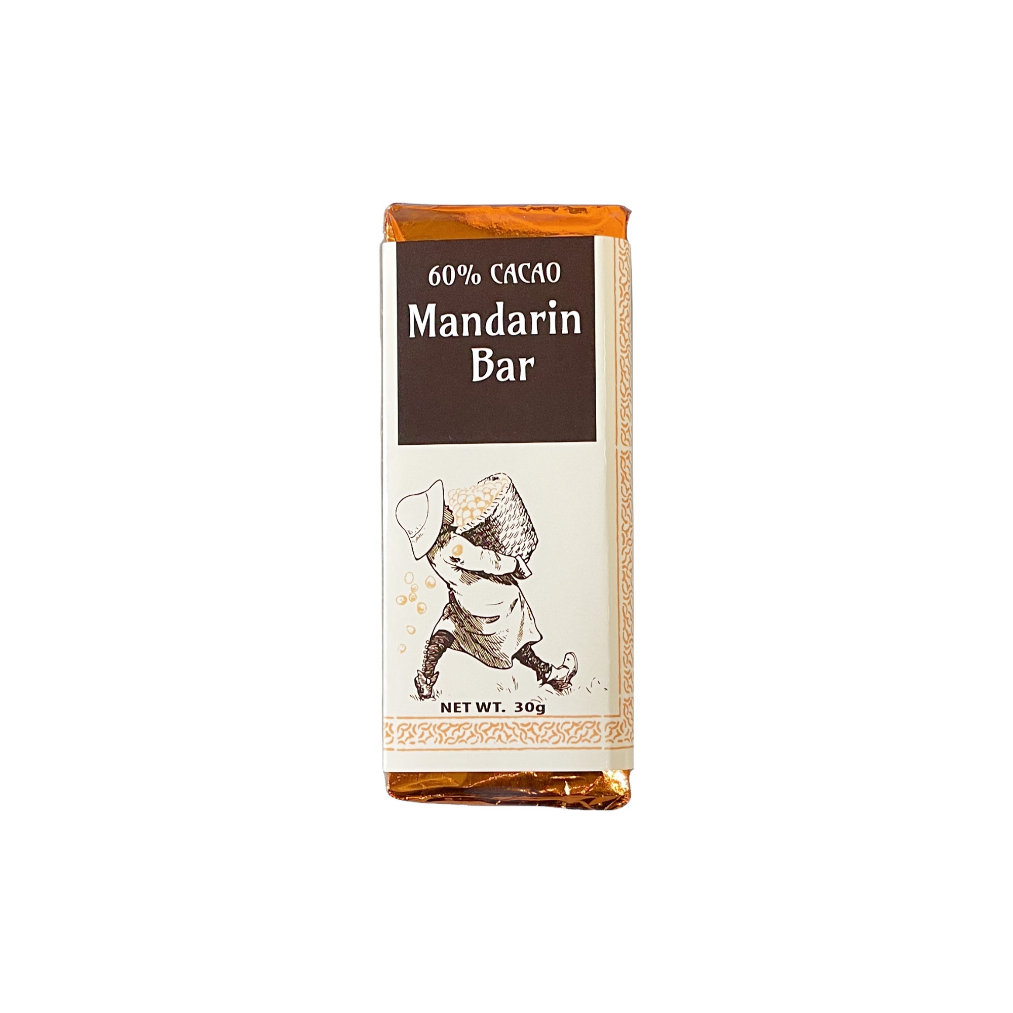 60% Dark Mandarin Bar | Fruit and Chocolate Workshop